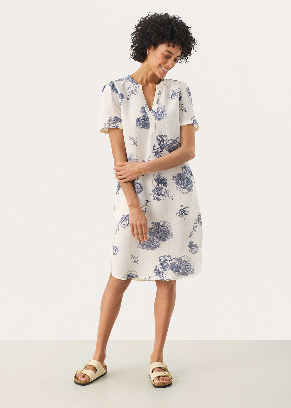 Part Two Aminase Dress | Midi Length Linen Dresses | Danali