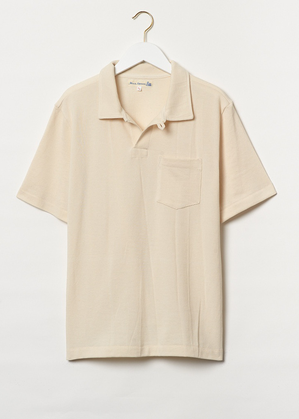 Merz b. Schwanen Pikee Relaxed Polo T-Shirt | Men's T-Shirts | Danali